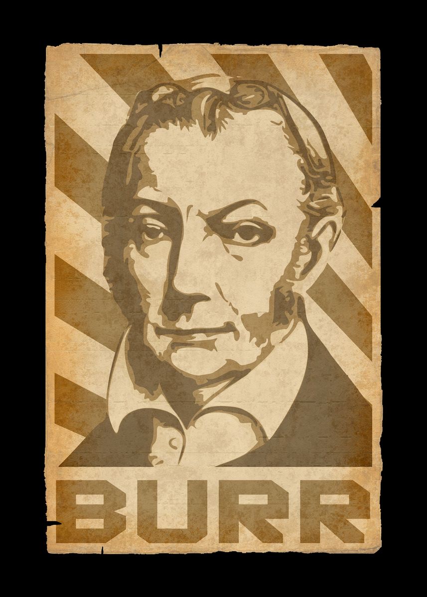 'Aaron Burr Vintage' Poster by Filip Hellman | Displate