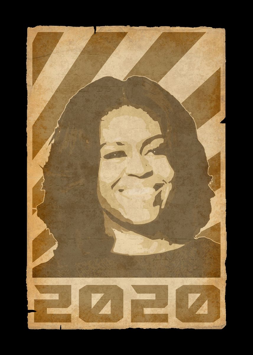 'Michelle Obama 2020' Poster by Filip Hellman | Displate