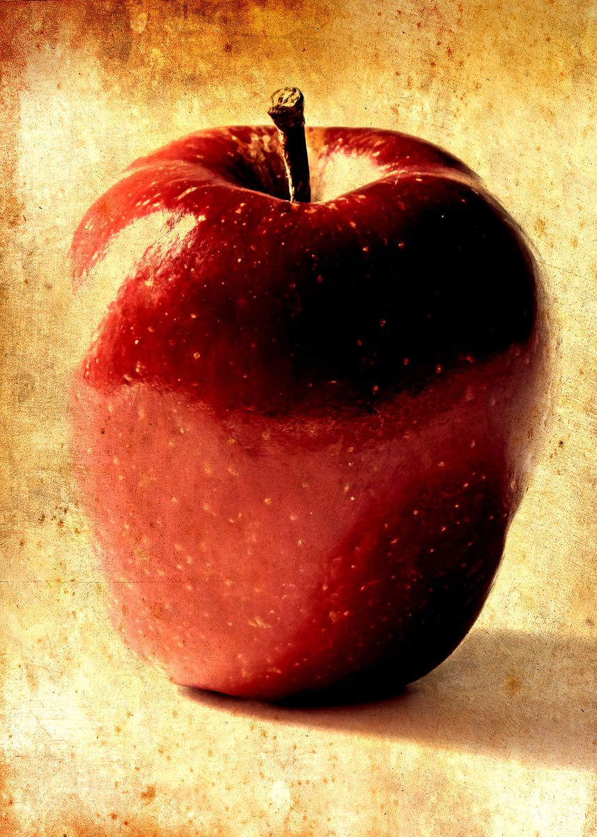 'Ancient Apple 07' Poster, picture, metal print, paint by Dave Foster ...