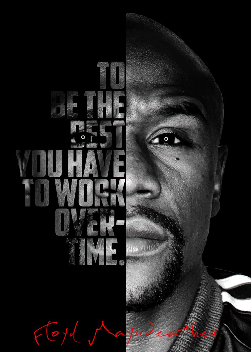 'Floyd Mayweather' Poster, picture, metal print, paint by BnWDesigner ...