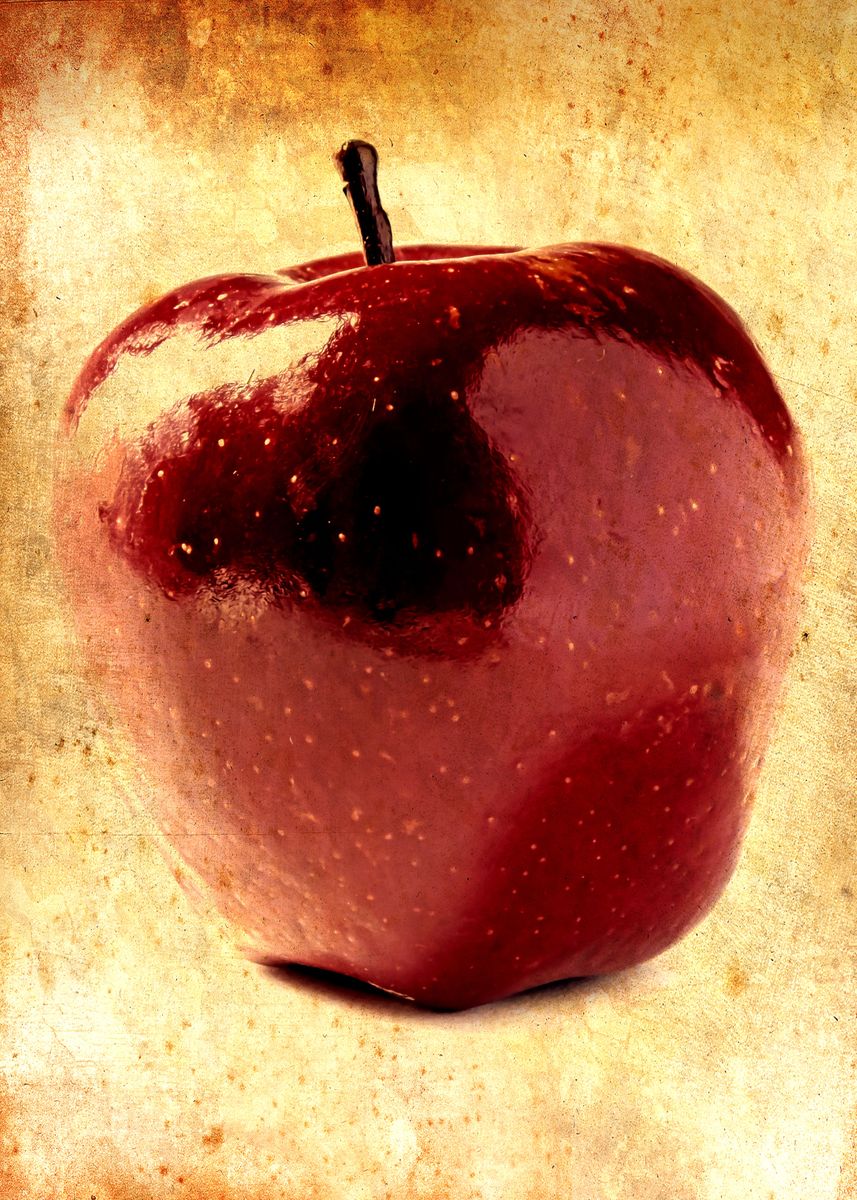 'Ancient Apple 01' Poster, picture, metal print, paint by Dave Foster ...