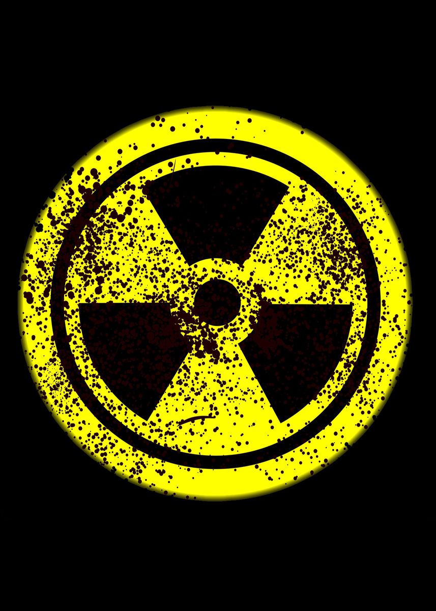 'Caution Radioactive' Poster, picture, metal print, paint by HomeStead ...