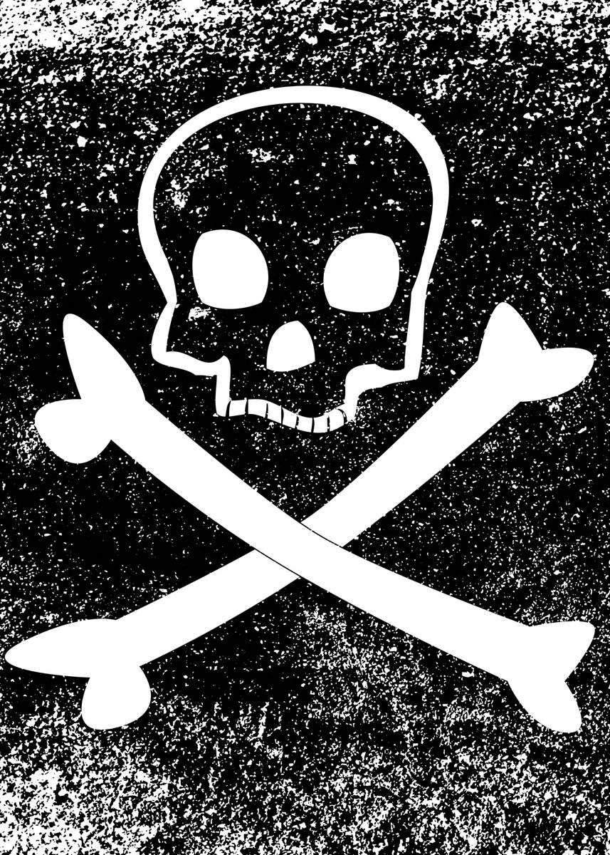 'Jolly Roger' Poster by HomeStead Digital | Displate