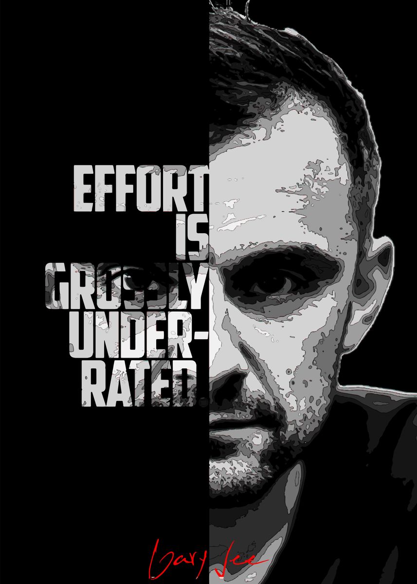 'Gary Vee' Poster, picture, metal print, paint by BnWDesigner | Displate