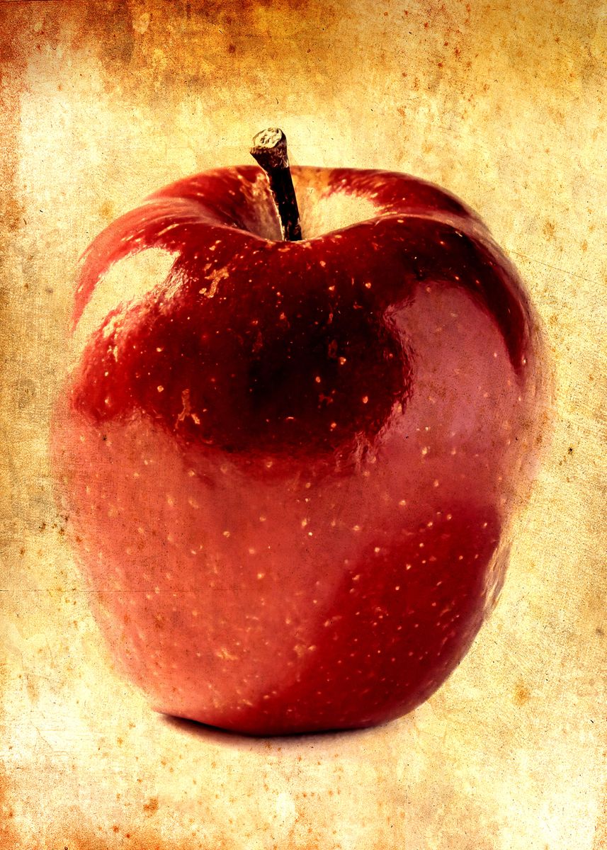 'Ancient Apple 02' Poster, picture, metal print, paint by Dave Foster ...