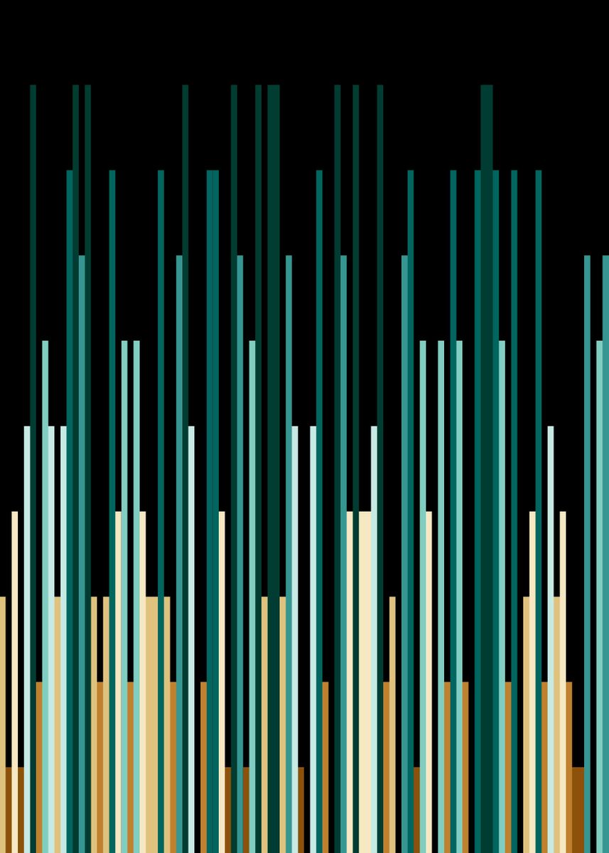 'pi visualization' Poster, picture, metal print, paint by Iurii ...
