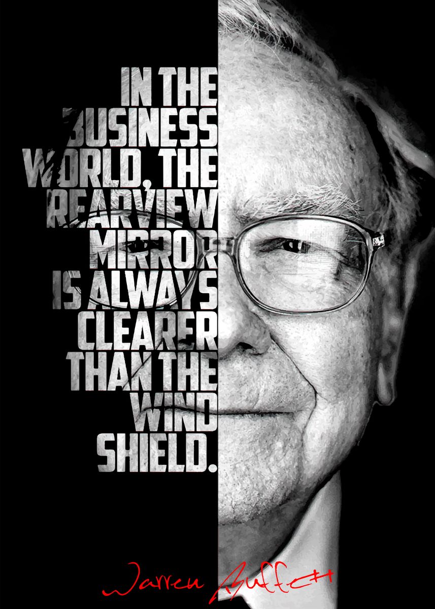 'Warren Buffett' Poster by BnWDesigner | Displate
