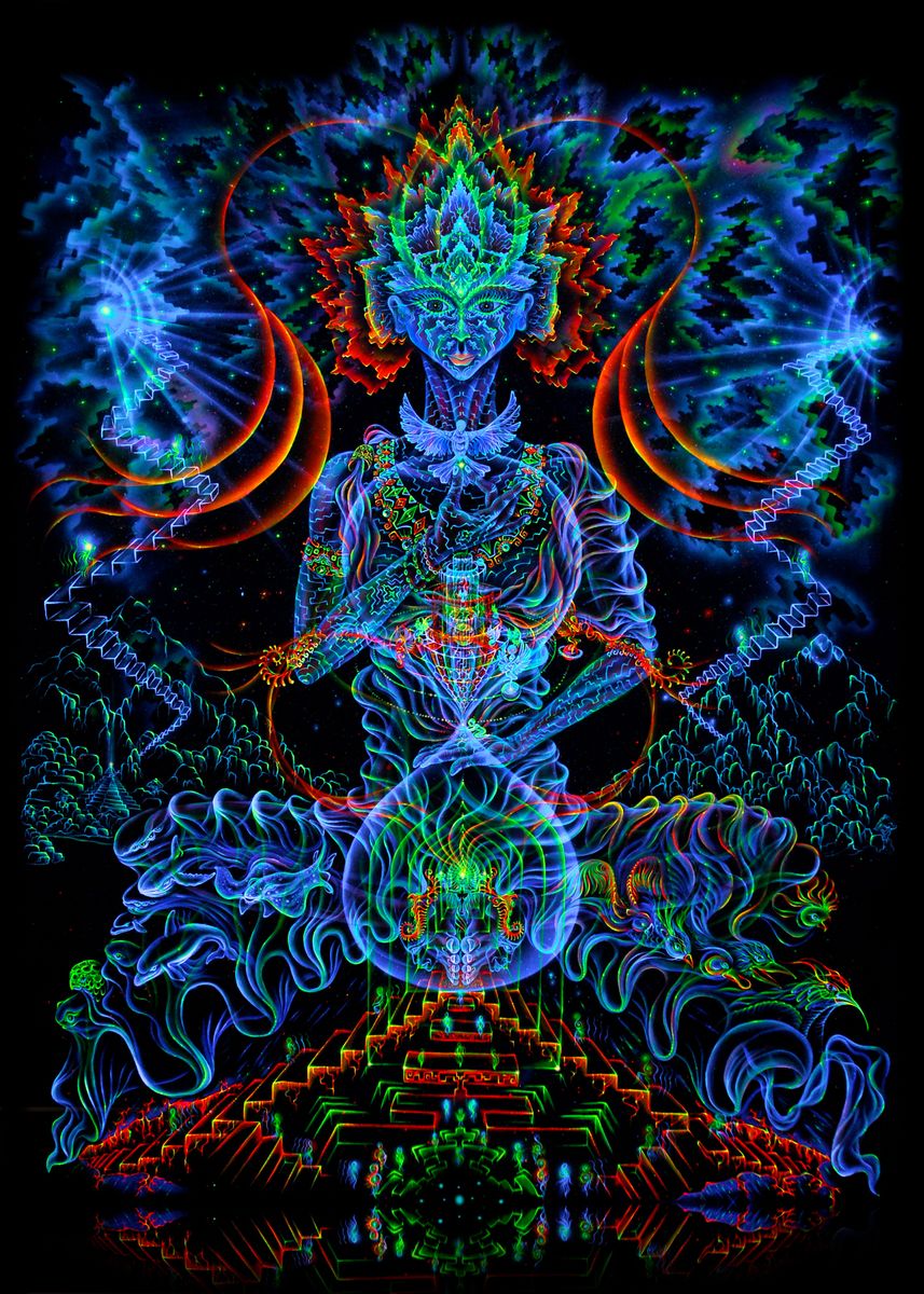 'Ananke' Poster, picture, metal print, paint by IHTI ANDERSON | Displate