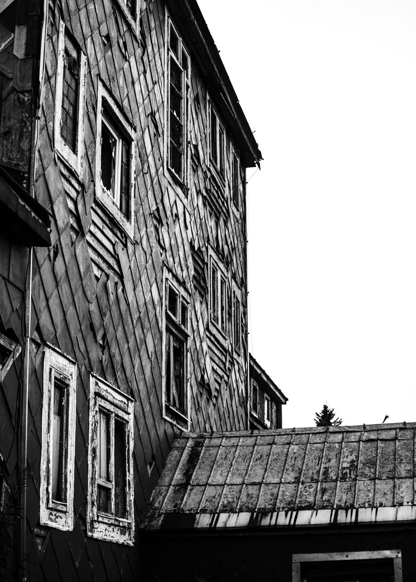 'Tall and Broken' Poster, picture, metal print, paint by Green Pete ...