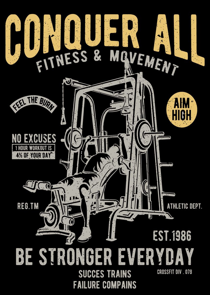 'Conquer All' Poster, picture, metal print, paint by Long Shot | Displate