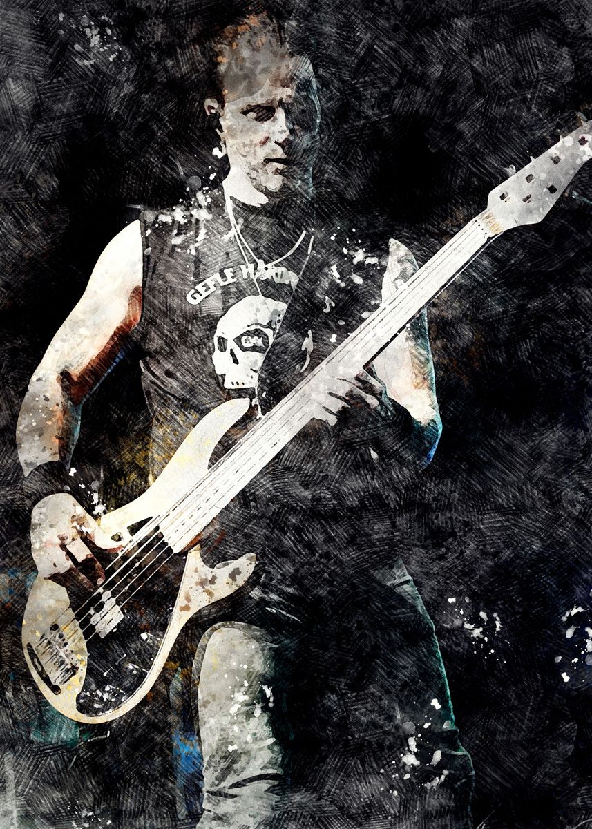 'ALTER BRIDGE 12' Poster, picture, metal print, paint by Luxutee | Displate