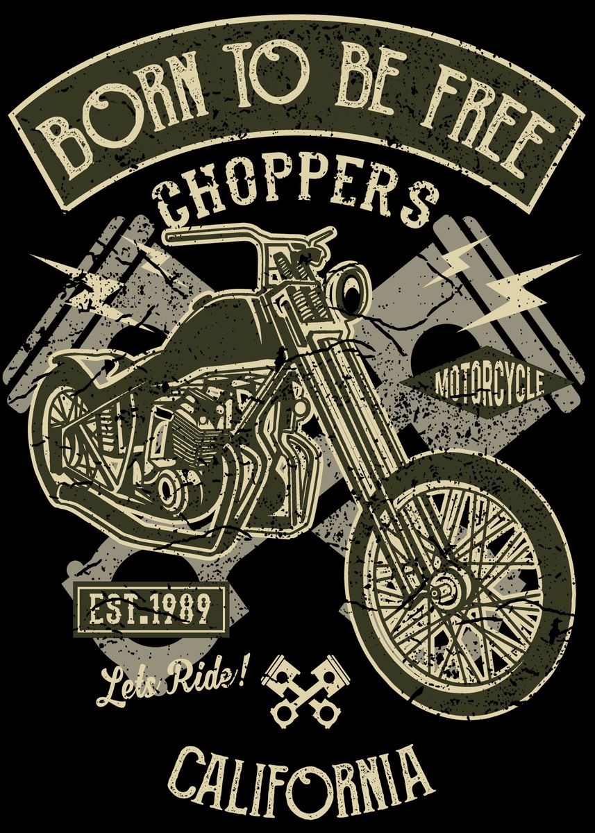 'Free Choppers' Poster by Long Shot | Displate