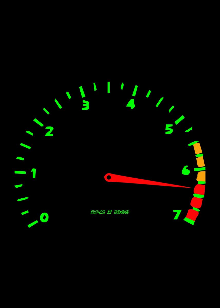 'RPM' Poster, picture, metal print, paint by HomeStead Digital | Displate