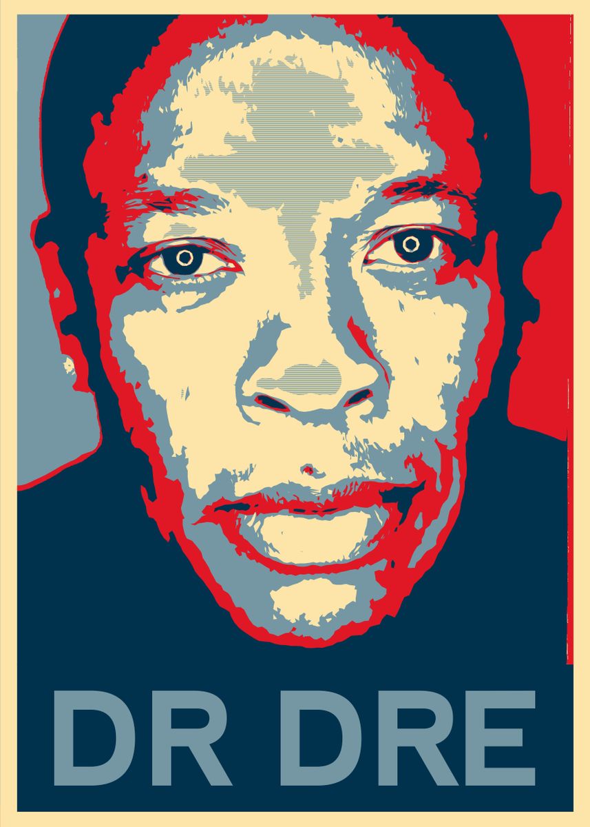 'Dr Dre' Poster, picture, metal print, paint by Anxhela Sufa | Displate