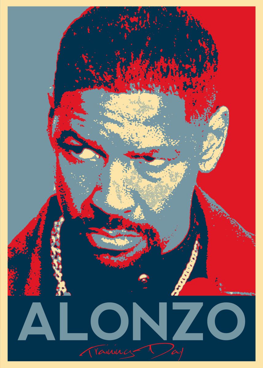 'Alonzo Harris' Poster, picture, metal print, paint by Anxhela Sufa ...