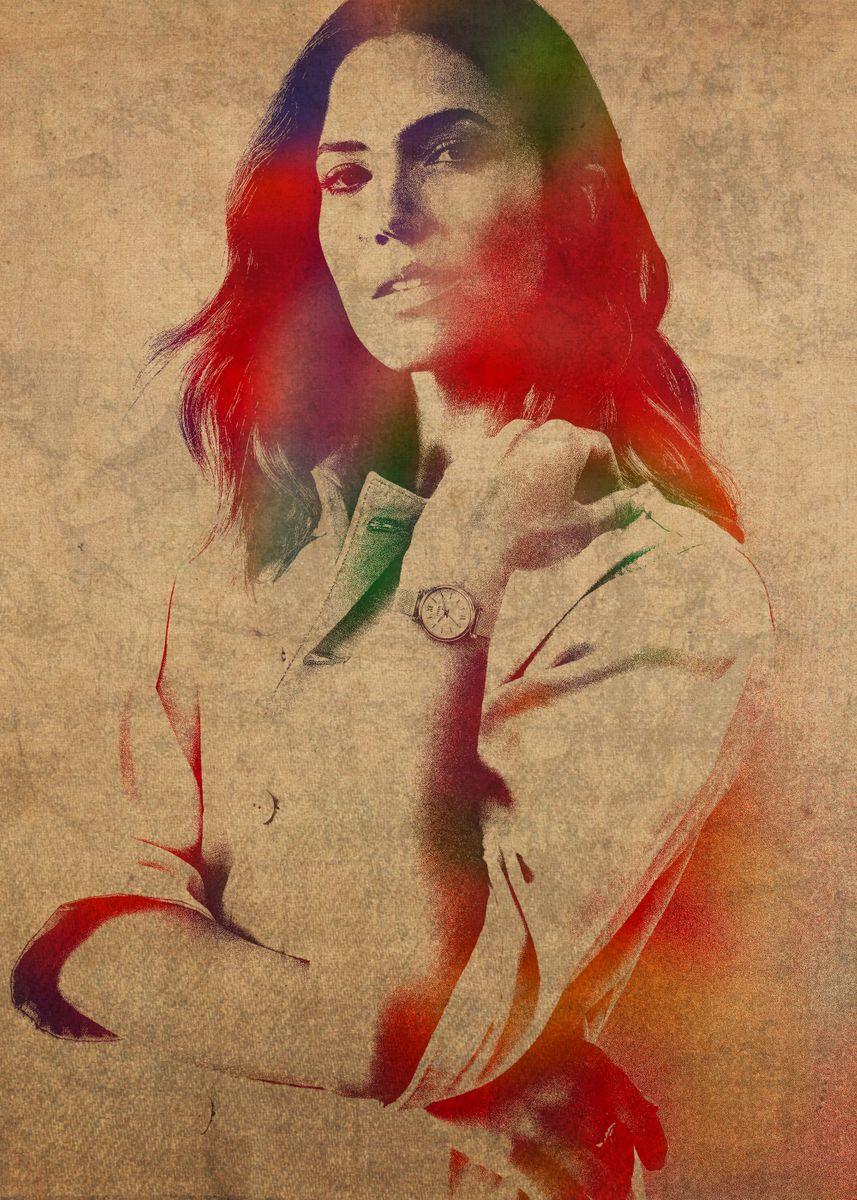 'Mandy Moore Watercolor Art' Poster, picture, metal print, paint by ...