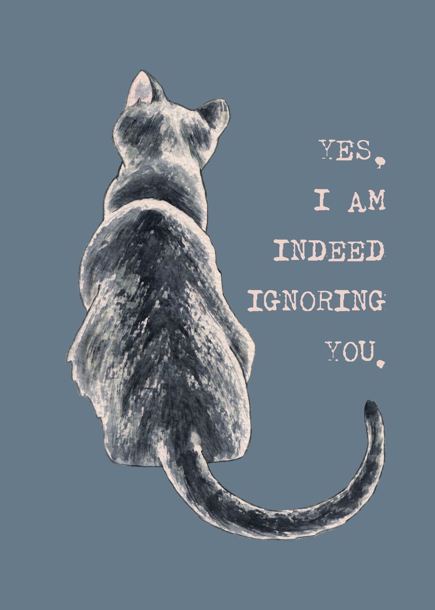 'Cat Freedom' Poster by Timone | Displate