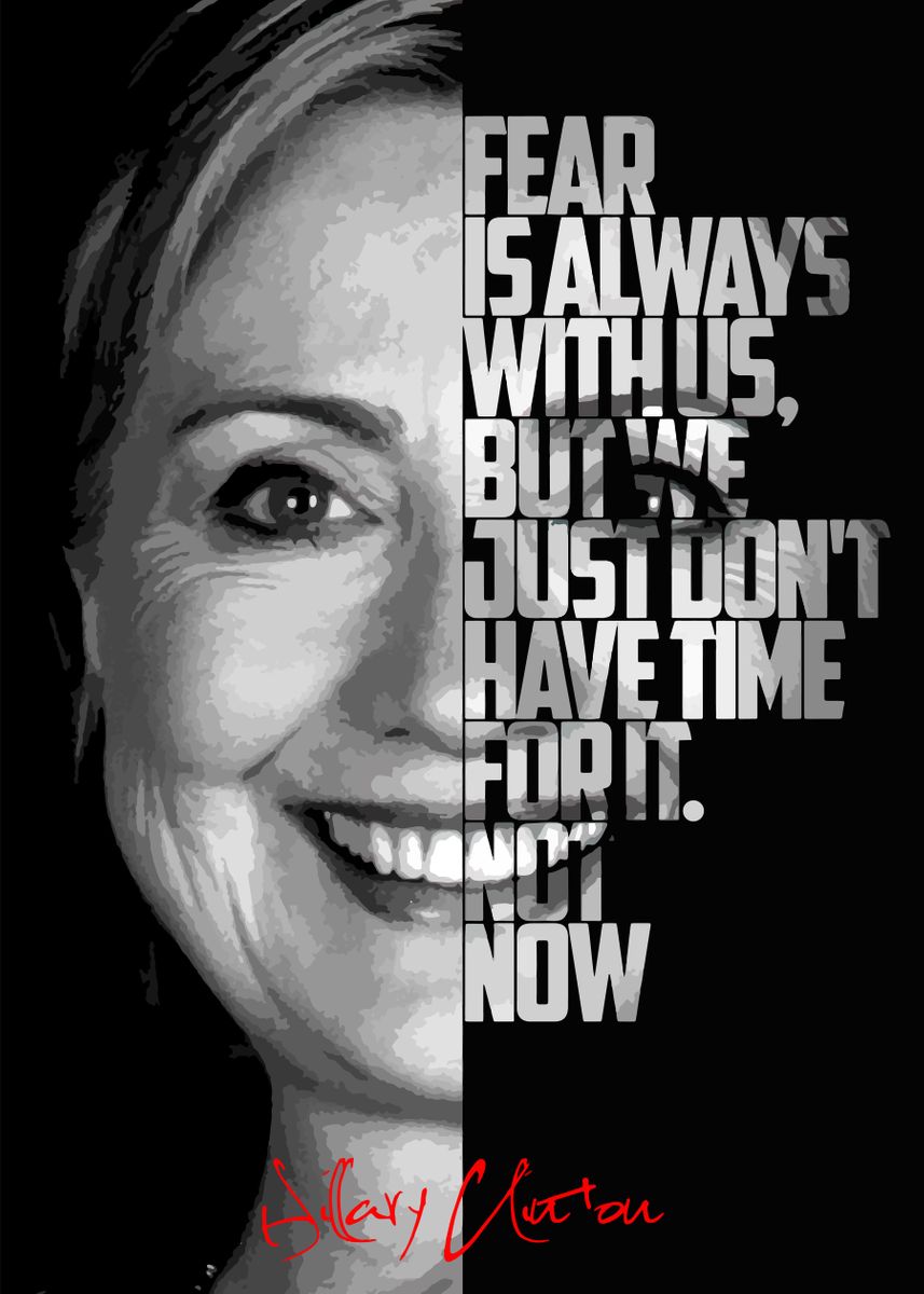 'Hillary Clinton' Poster, picture, metal print, paint by BnWDesigner ...