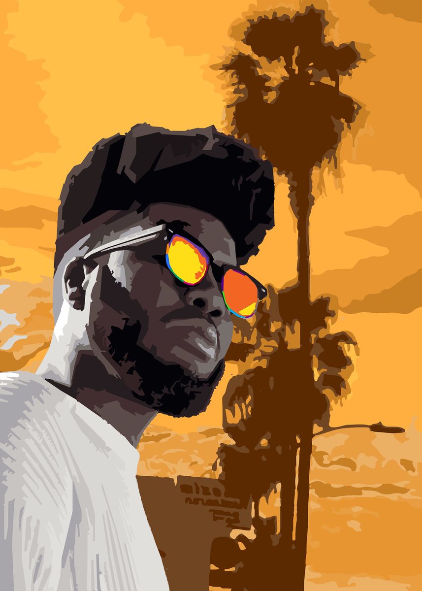 'Khalid Art Poster Sky' Poster, picture, metal print, paint by Phuong ...