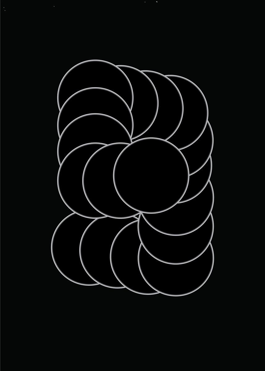 'Inverted 9' Poster, picture, metal print, paint by Behorse | Displate