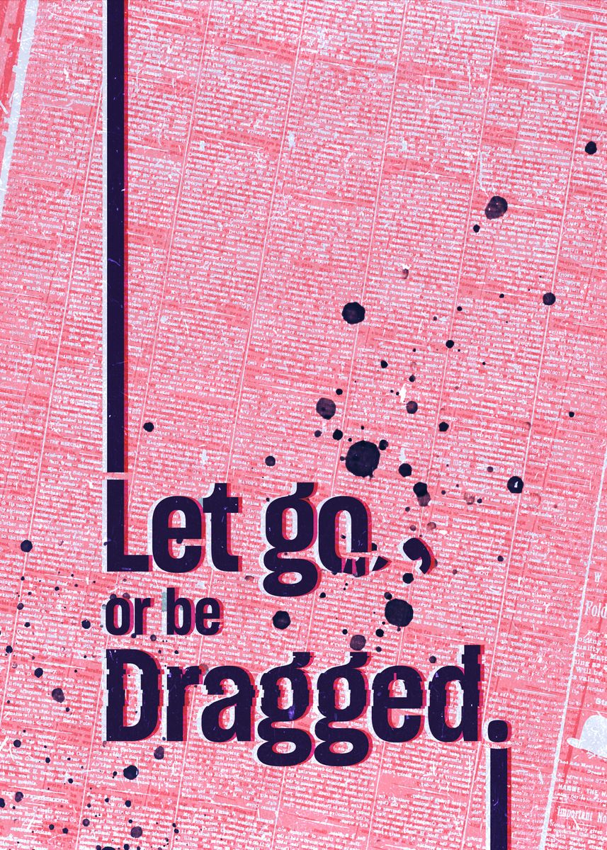 'Let Go' Poster, picture, metal print, paint by Is Rough | Displate