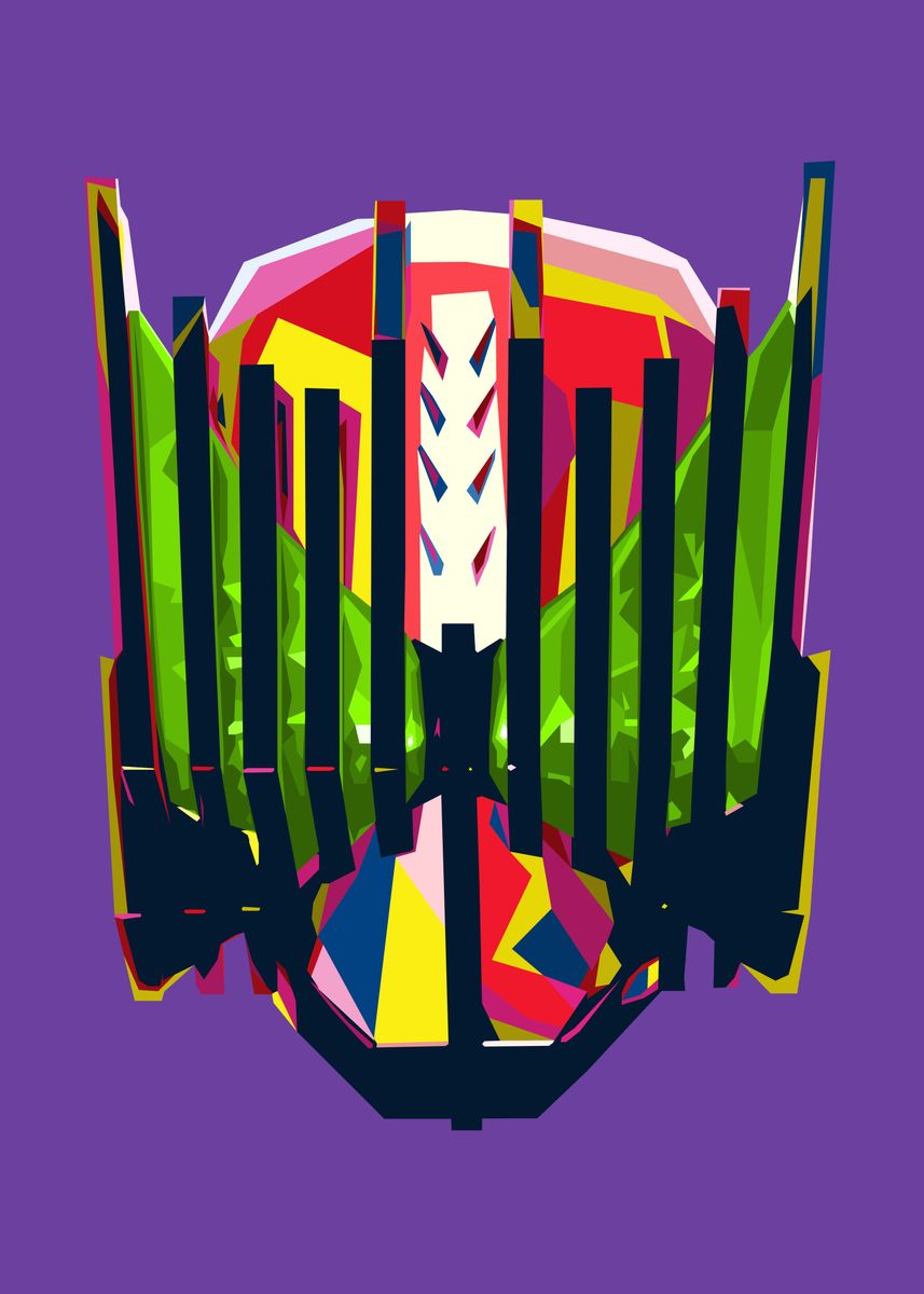 'Kamen Rider Diend' Poster, picture, metal print, paint by Bajingseng ...