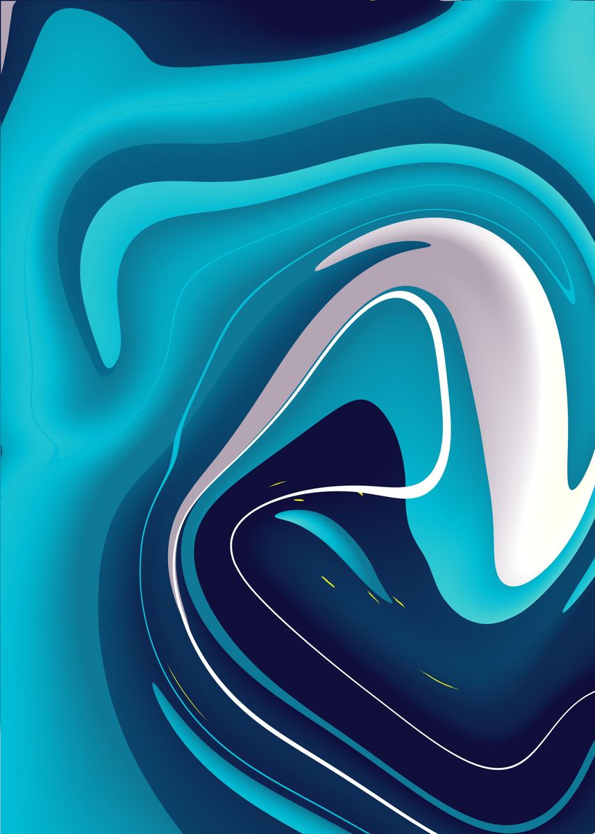 'abstract painting' Poster by Hafis | Displate