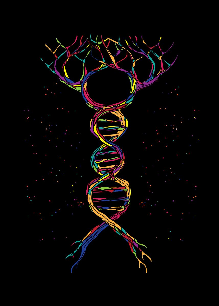 'Tree Of Life DNA' Poster by Teecher Martin | Displate