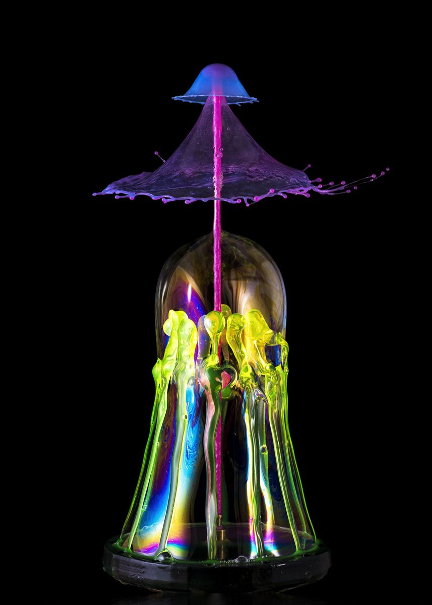 'Liquid Art 017' Poster by Markus Reugels | Displate