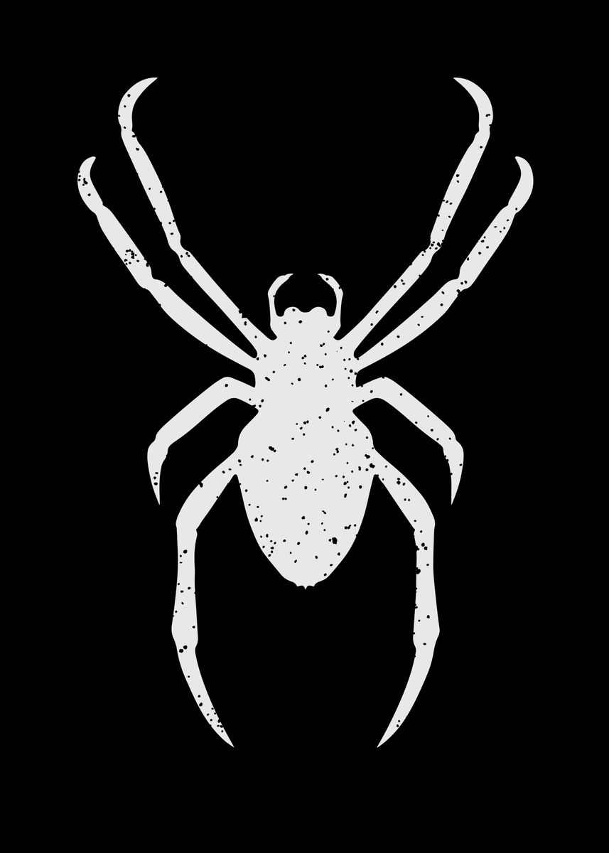 'White Spider' Poster by Teecher Martin | Displate