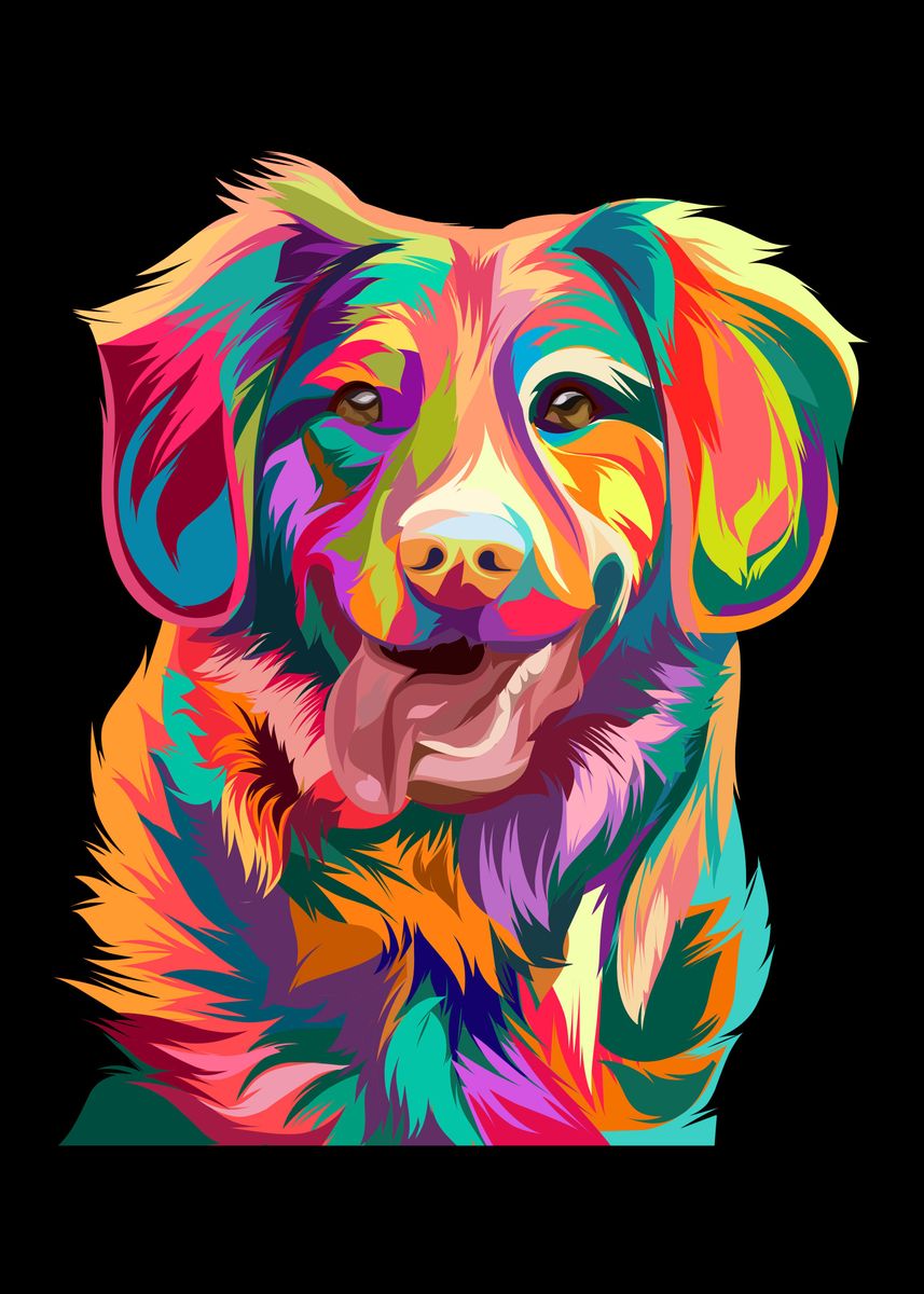 'Nova Scotia Dog' Poster by Wonderful Dream Picture | Displate