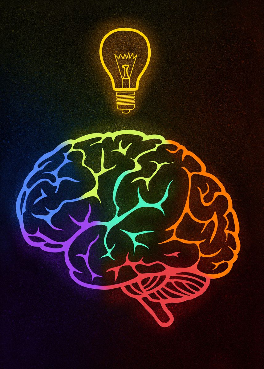 'Enlightenment ' Poster, picture, metal print, paint by J3r3my | Displate