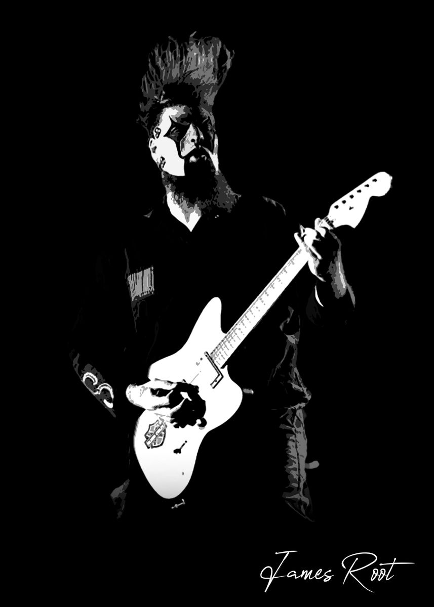 'James Root' Poster, picture, metal print, paint by Beasley Kirk | Displate