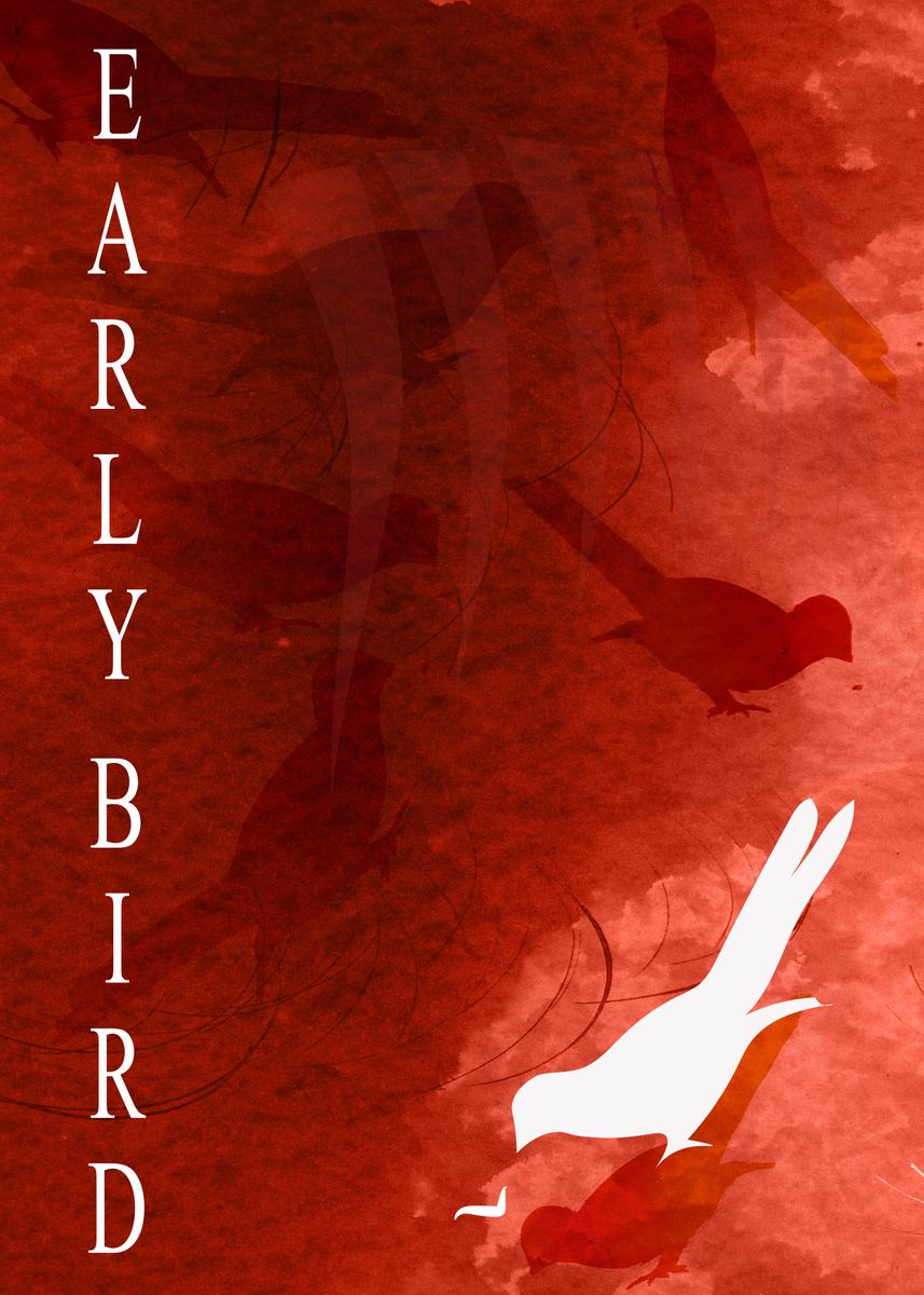 'Early Bird' Poster, picture, metal print, paint by Fátima Seehagen ...