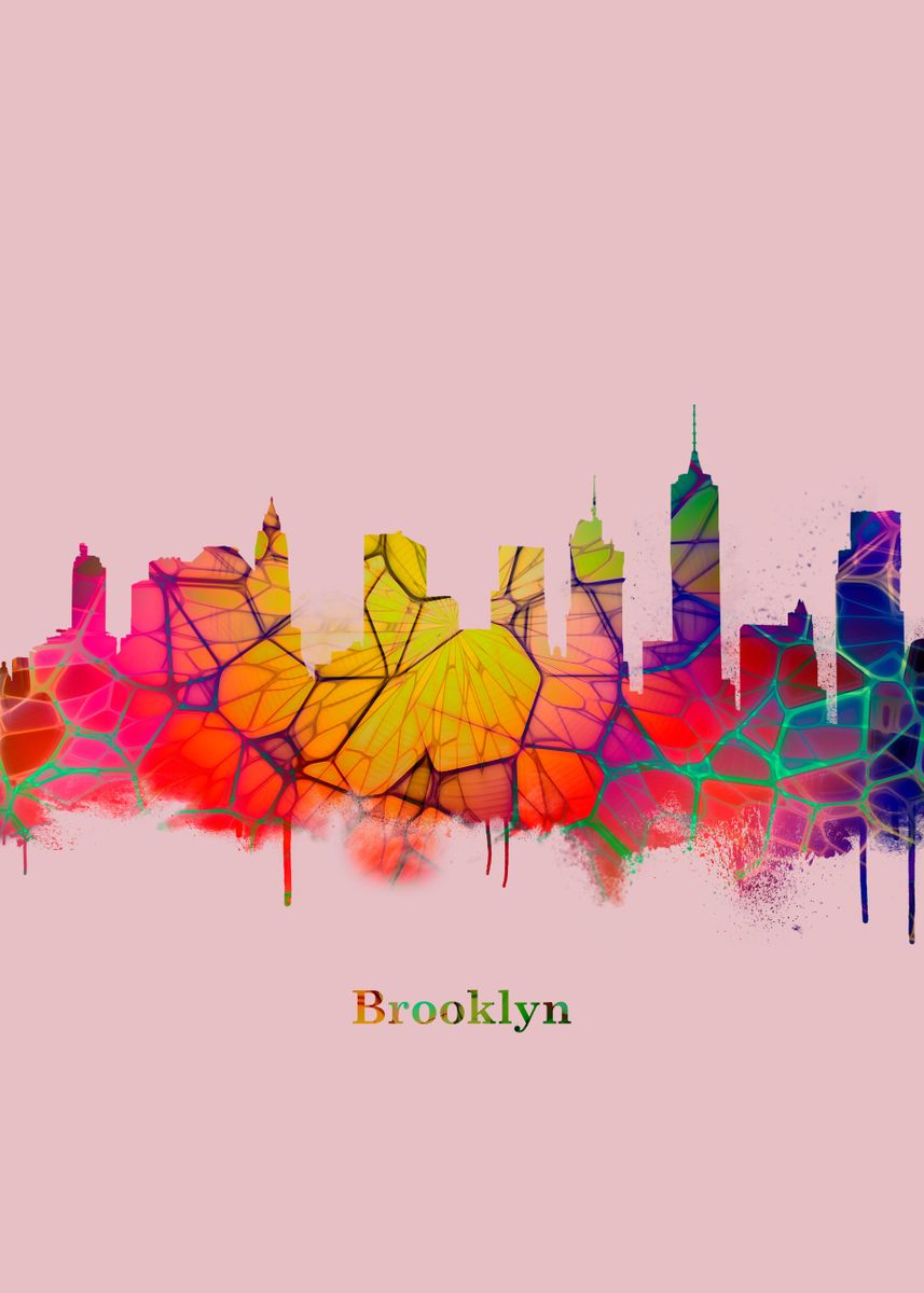 'Brooklyn' Poster by Oleksandr Kovalov | Displate