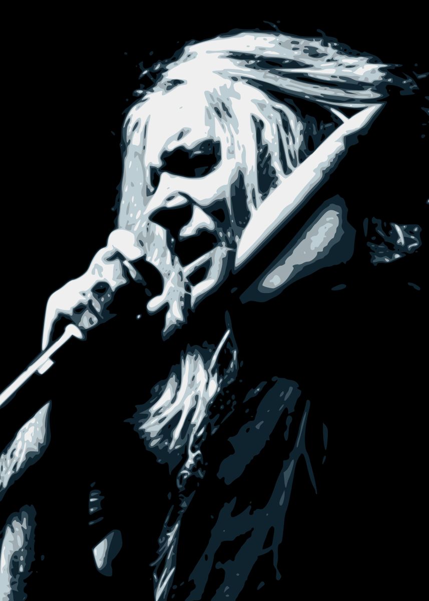 'Sebastian Bach ' Poster, picture, metal print, paint by Josh B | Displate