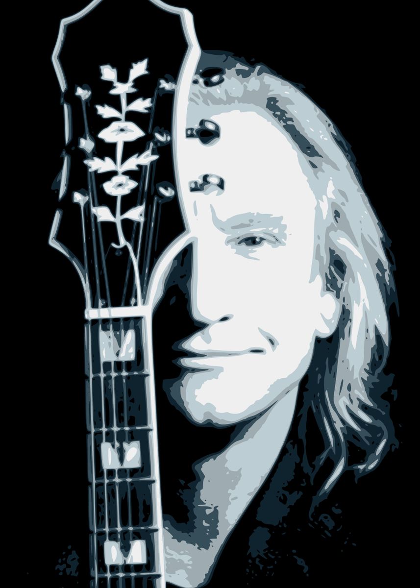 'Joe Walsh ' Poster, picture, metal print, paint by Josh B | Displate