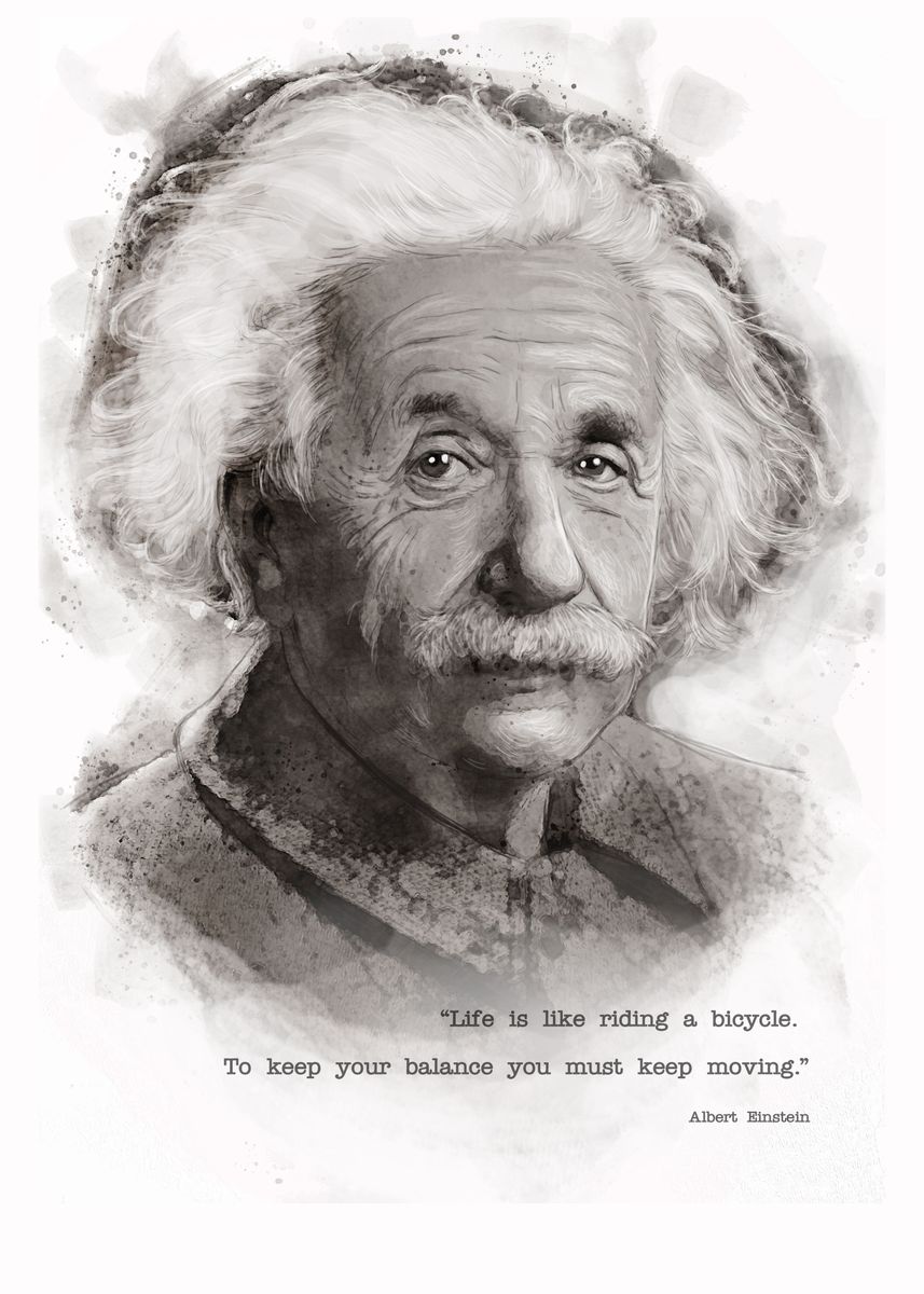 'Hero Albert Einstein' Poster by POLI Store | Displate