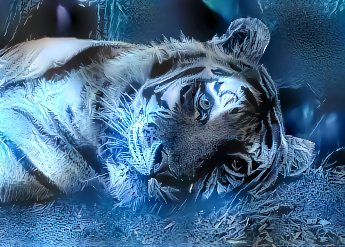 'Digital Art Animal' Poster by Yann Maillet | Displate