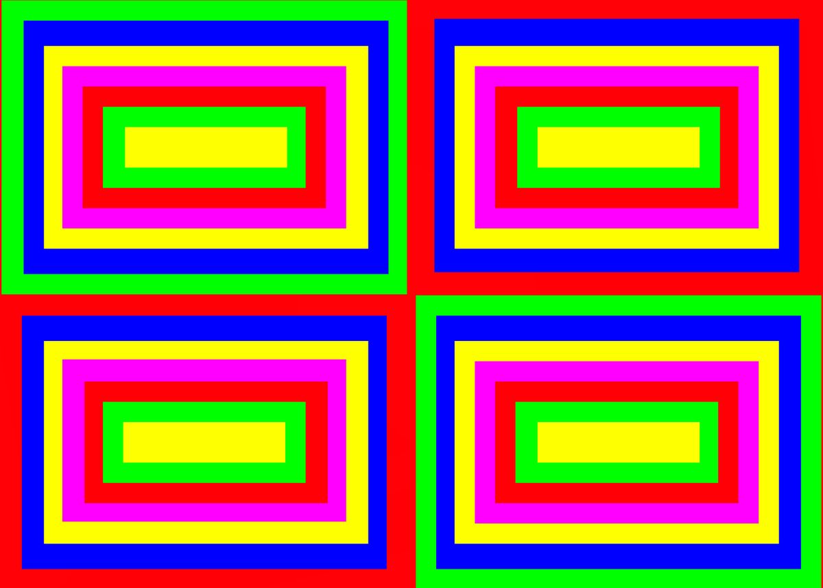 'Four Rectangles' Poster by Avery Knox | Displate