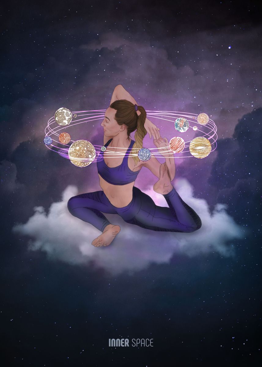 'Inner Space' Poster, picture, metal print, paint by Ani Dimitrova ...