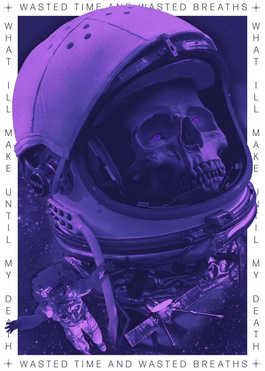 'Wasted Time' Poster, picture, metal print, paint by Alex | Displate