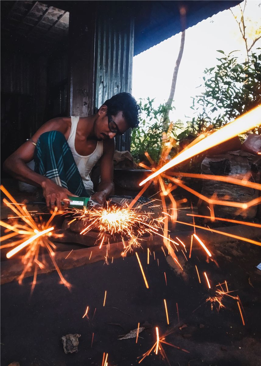 'Spark' Poster by Shafin Islam | Displate