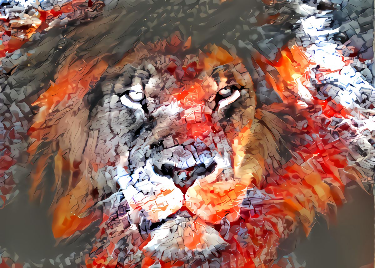 'Digital Art Animal' Poster by Yann Maillet | Displate