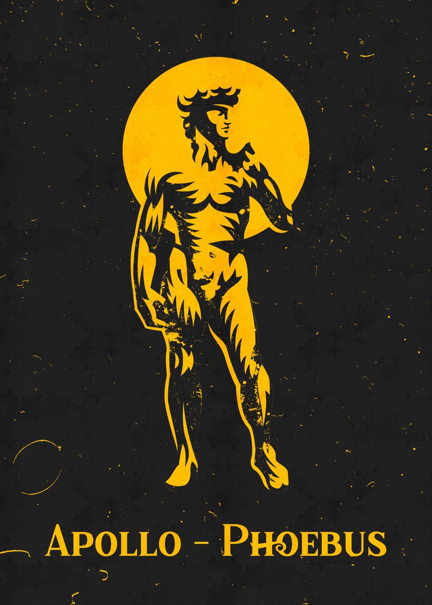 'Apollo Phoebus' Poster, picture, metal print, paint by Nasmed | Displate