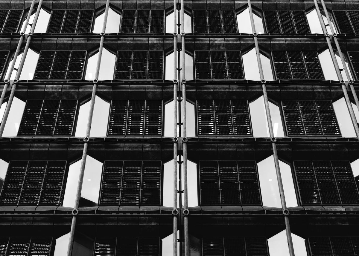 'HSBC building texture' Poster by Phil Watson | Displate