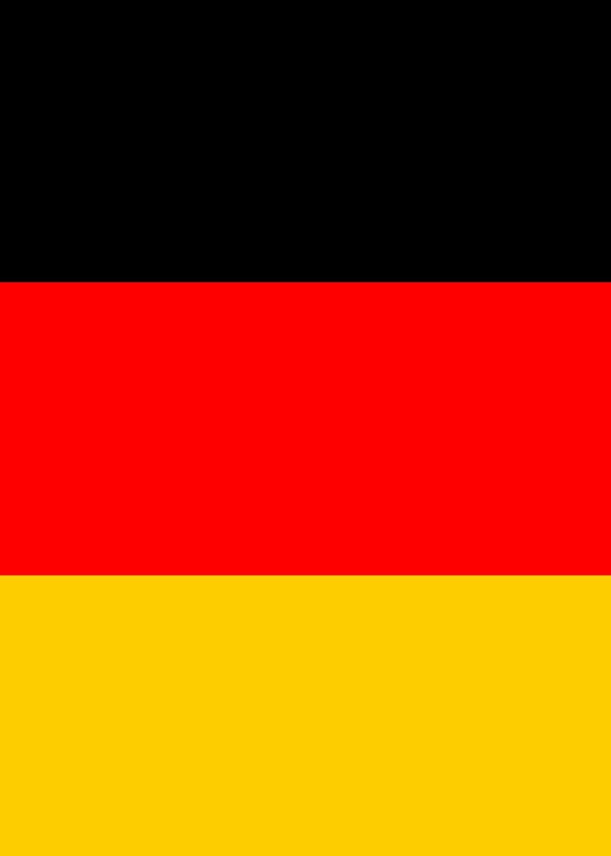 'German Flag' Poster, picture, metal print, paint by HomeStead Digital ...