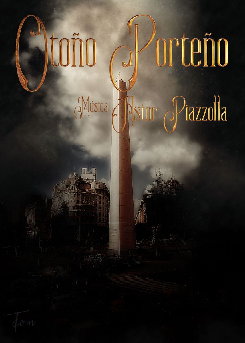 'Otono porteno' Poster, picture, metal print, paint by Petra ...