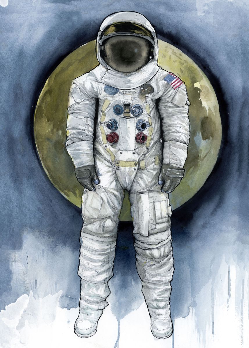 'Apollo A7L' Poster, picture, metal print, paint by John Rodriguez ...