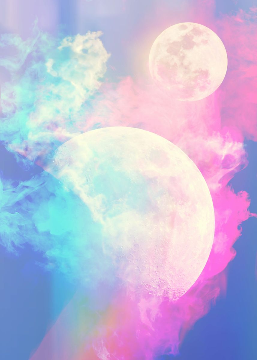 'Bold Space' Poster, picture, metal print, paint by Emanuela Carratoni ...